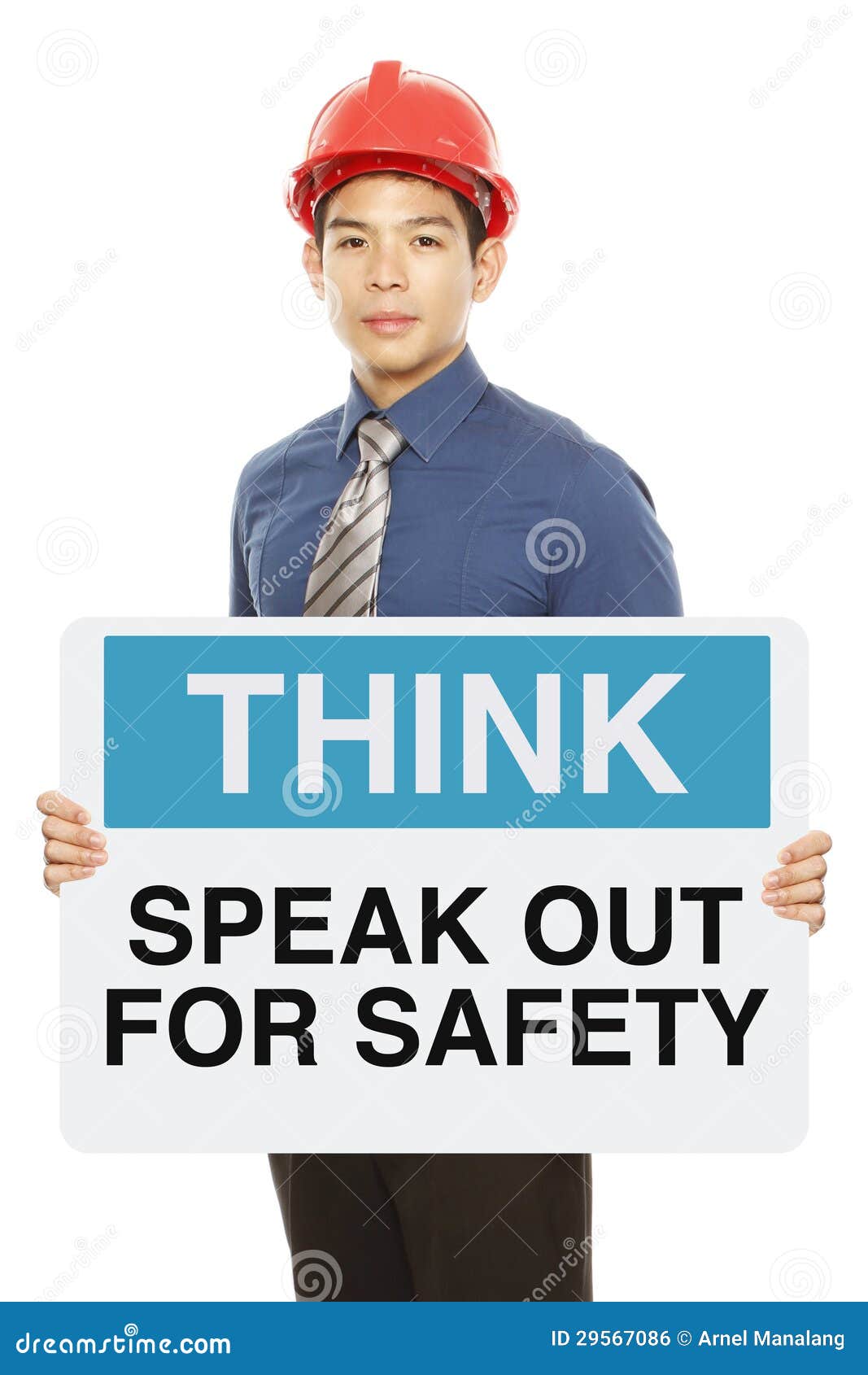 Speak Out for Safety stock photo. Image of shot, engineer - 29567086