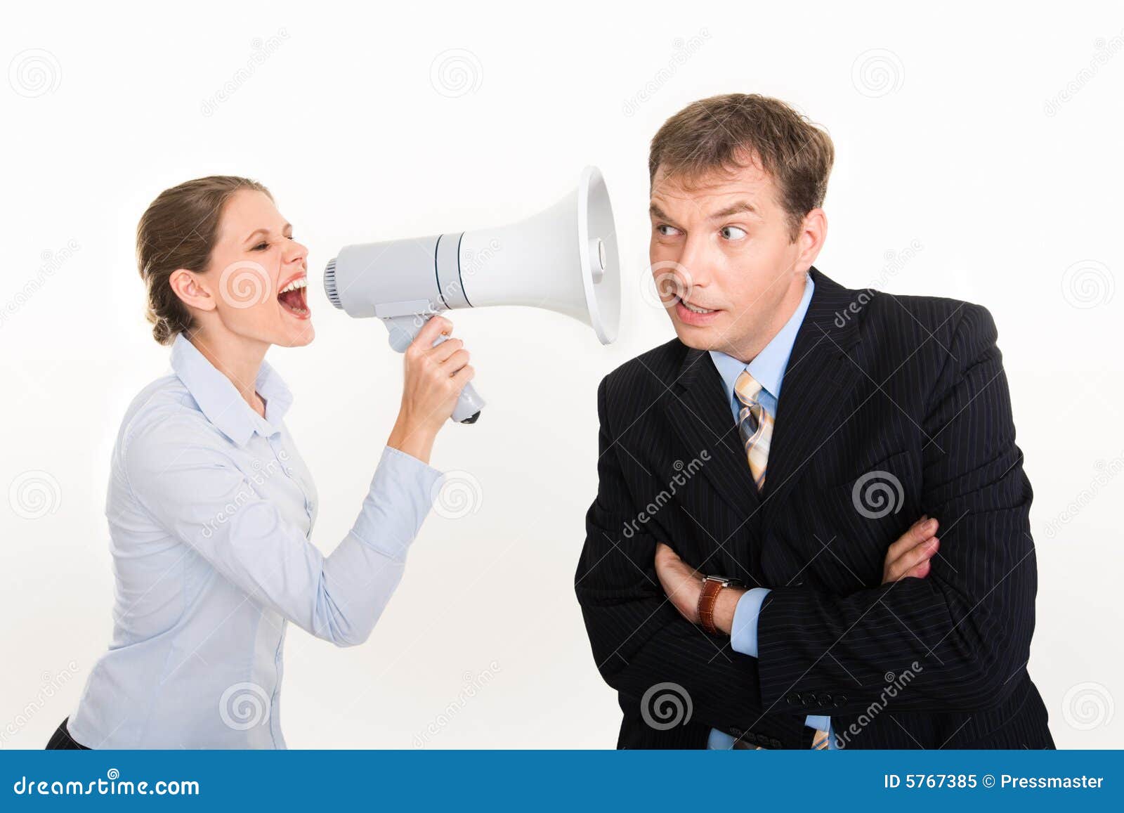 Speak up stock image. Image of manager, businesswoman - 5767385