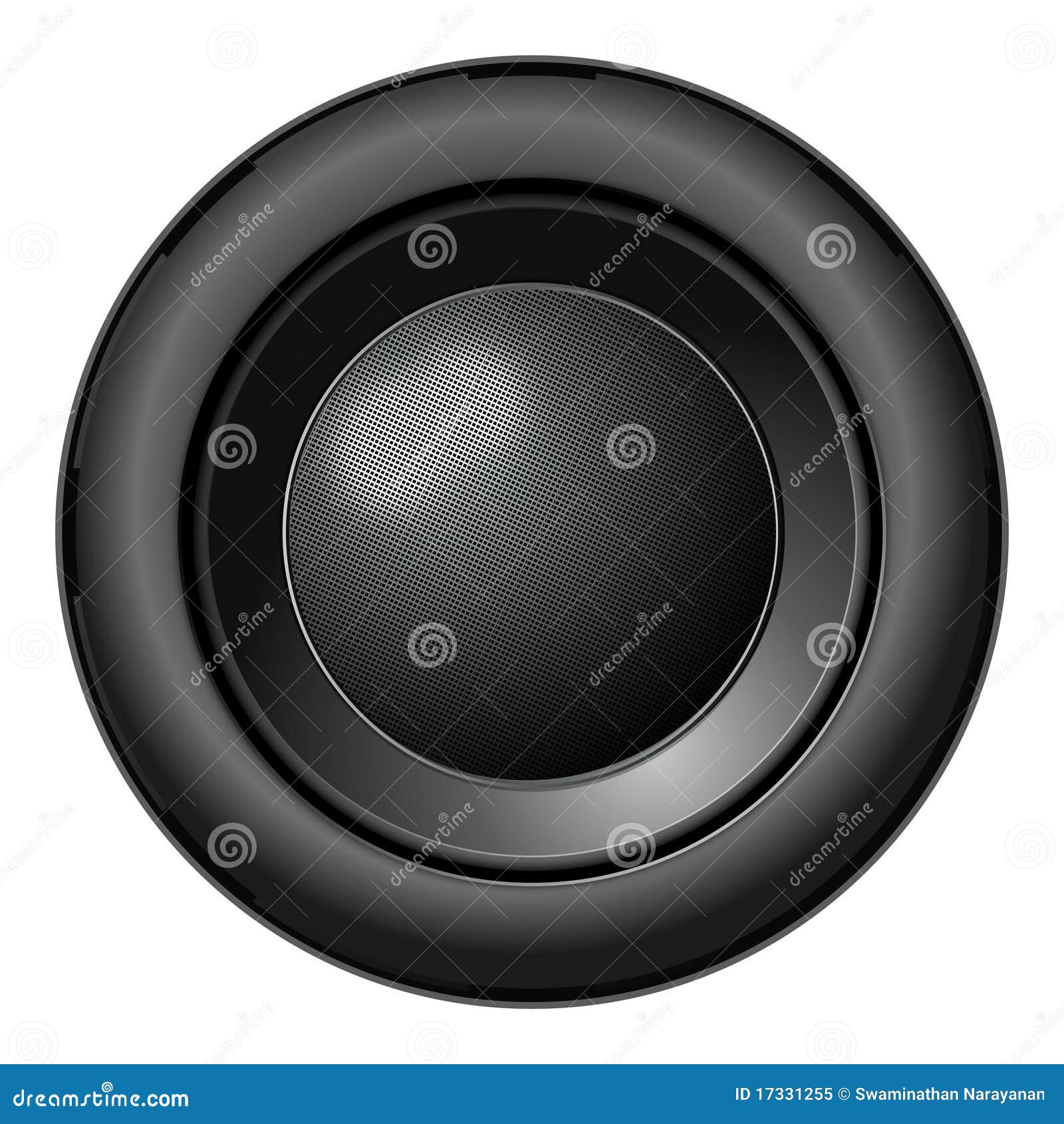 Speaker stock vector. Illustration of music, audio, icon - 17331255