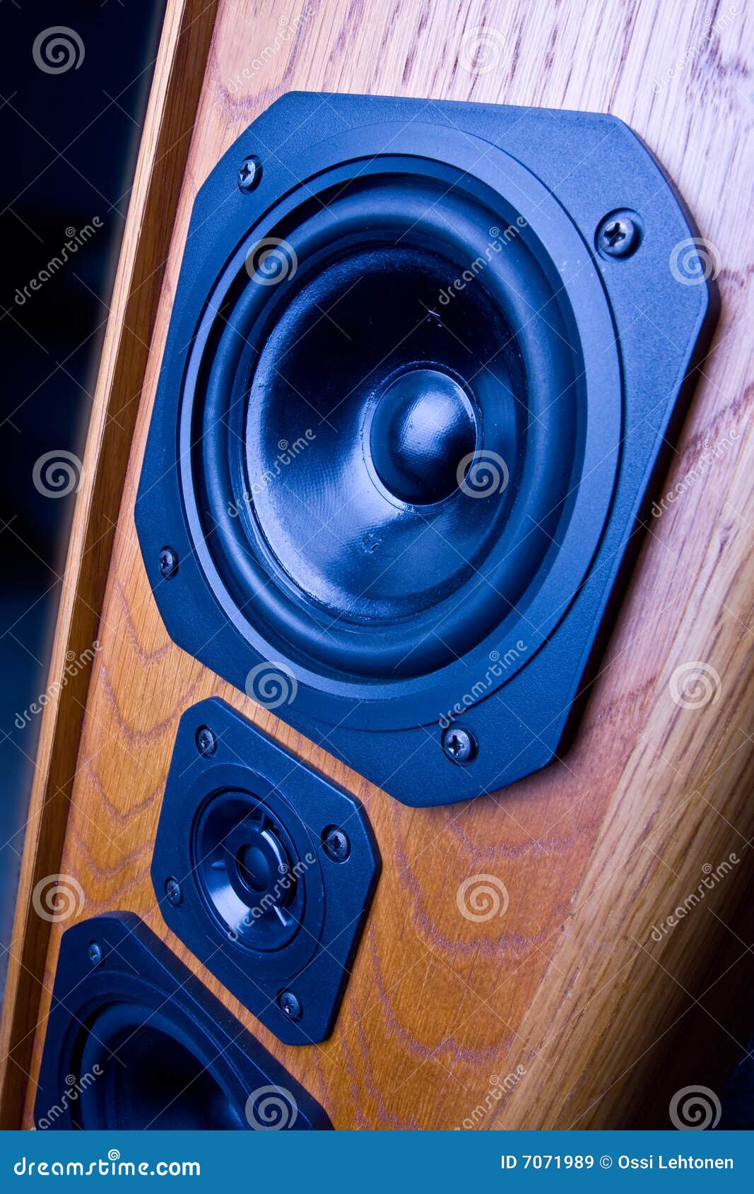Speaker stock image. Image of circles, silver, music, hifi - 7071989