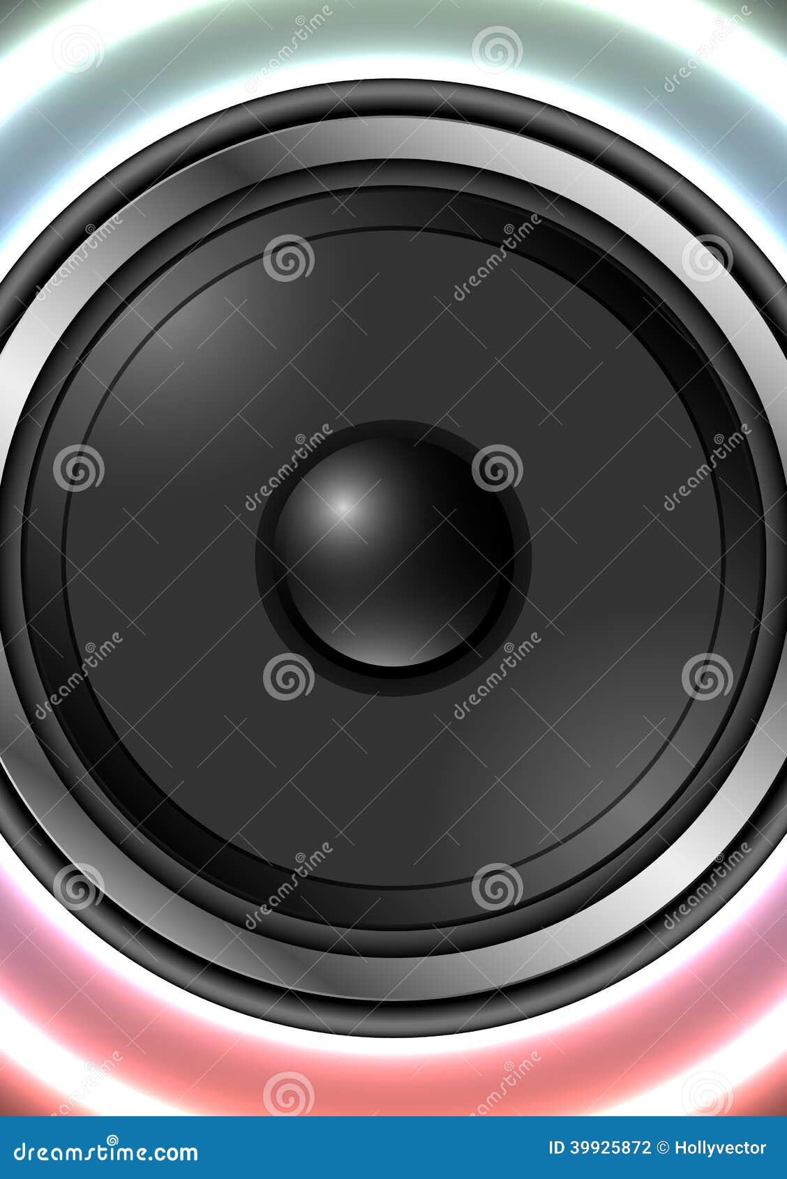 Speaker with Abstract Colorful Background Stock Vector - Illustration ...