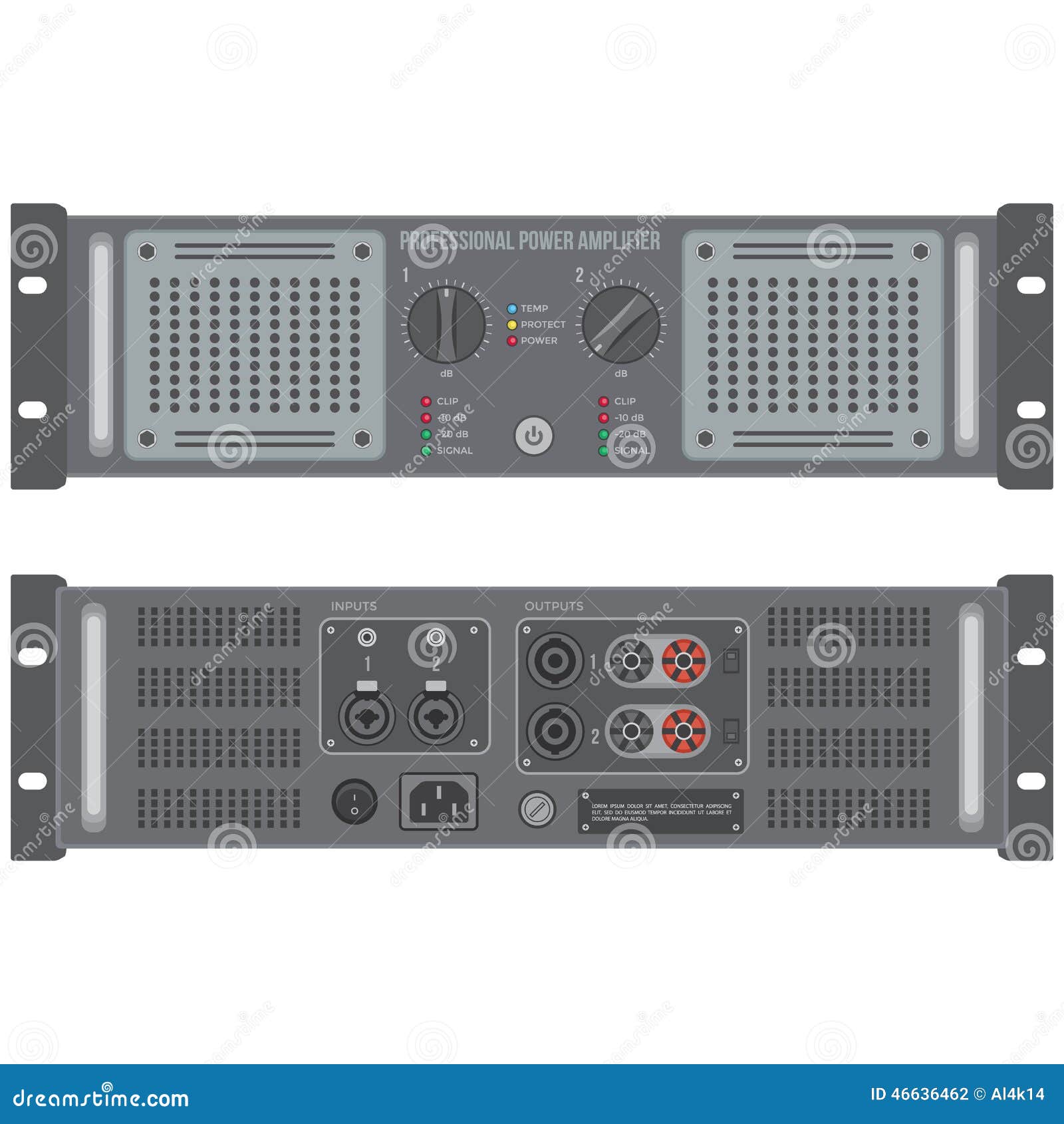 Speaker Amplifier Device Vector Stock Vector - Illustration of speaker ...