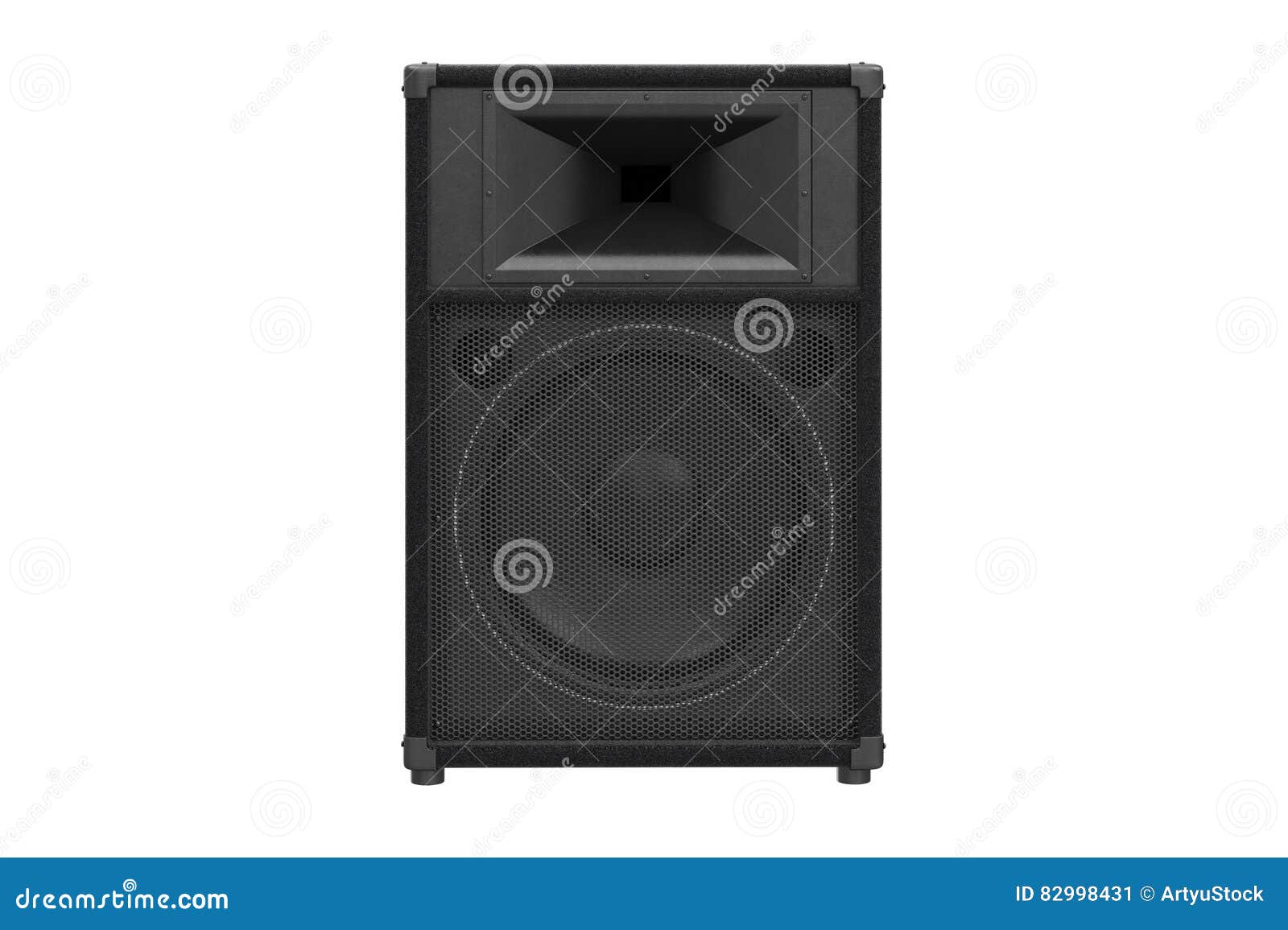 Speaker Audio Loud Music, Front View Stock Illustration - Illustration ...