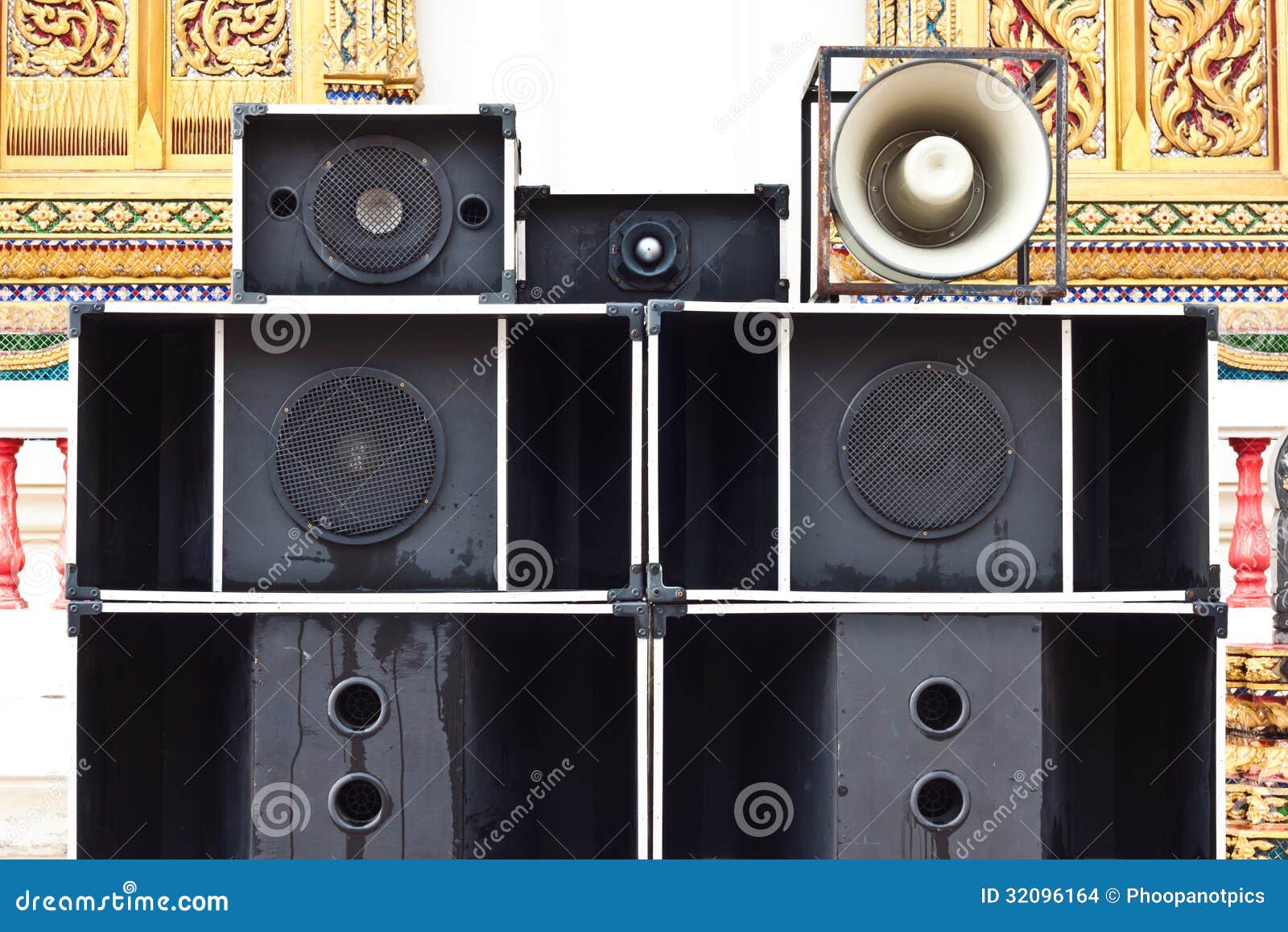 Speaker stock photo. Image of band, front, giant, modern - 32096164