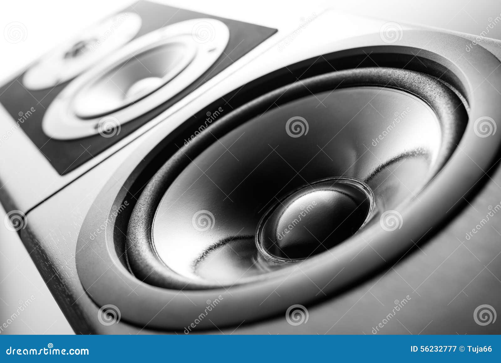 Speaker stock image. Image of wooden, multimedia, acoustic - 56232777