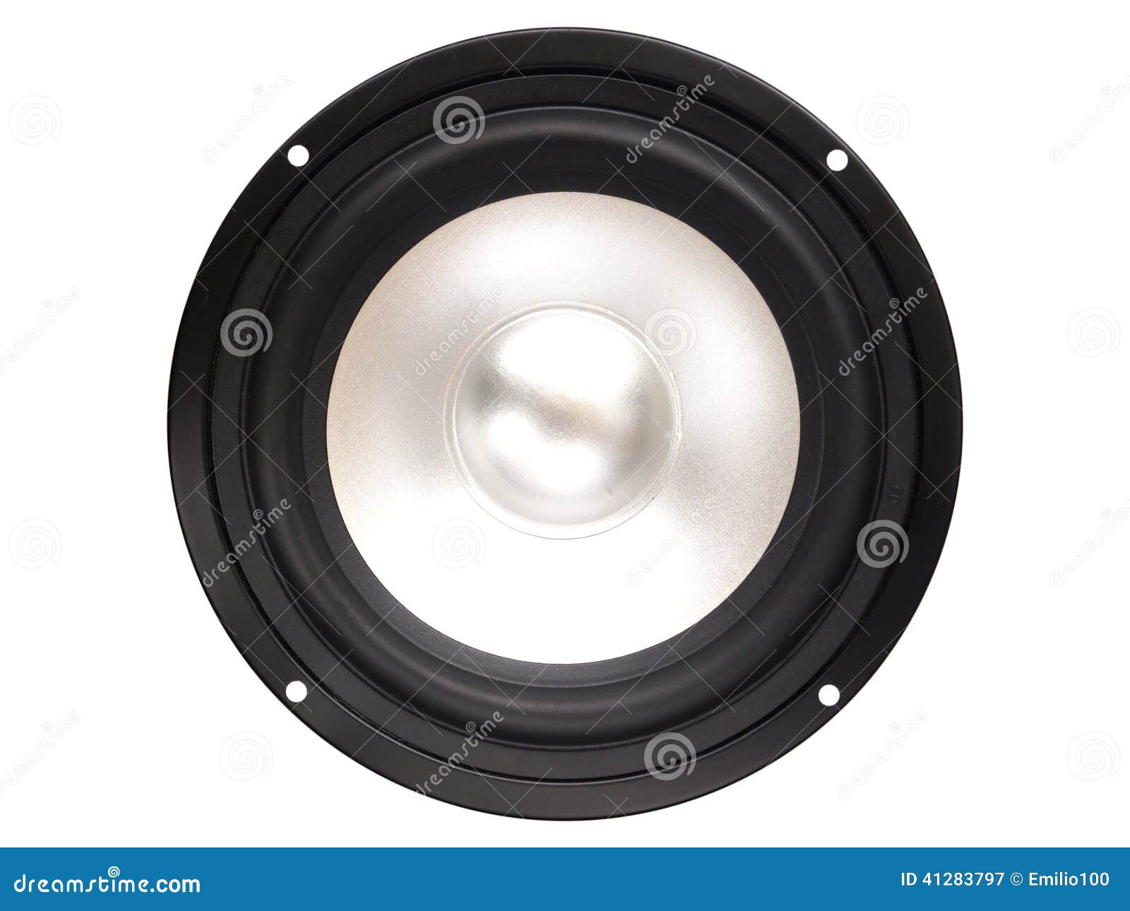 Speaker stock image. Image of metal, sound, round, speaker - 41283797