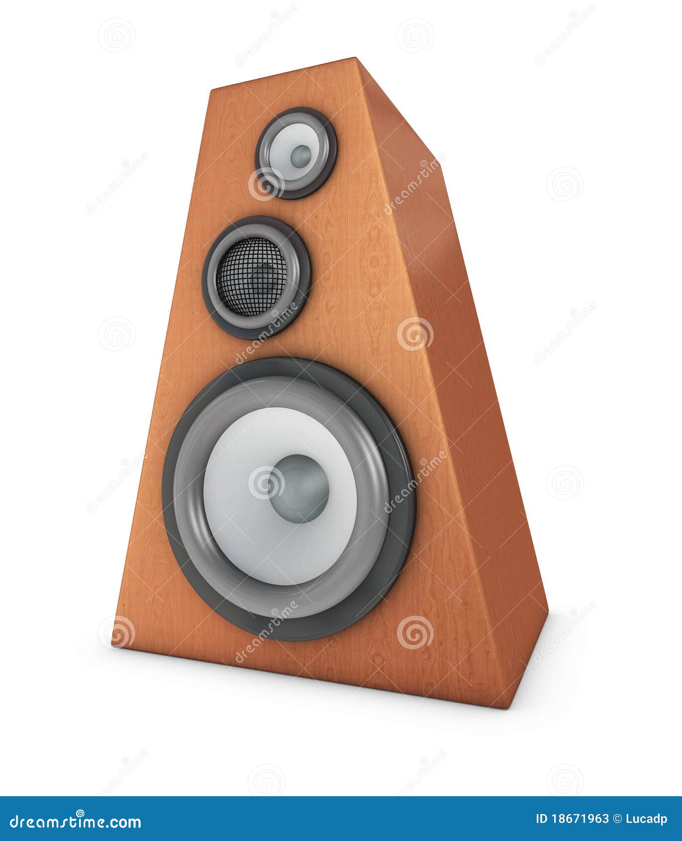 Speaker box stock illustration. Illustration of abstract - 18671963