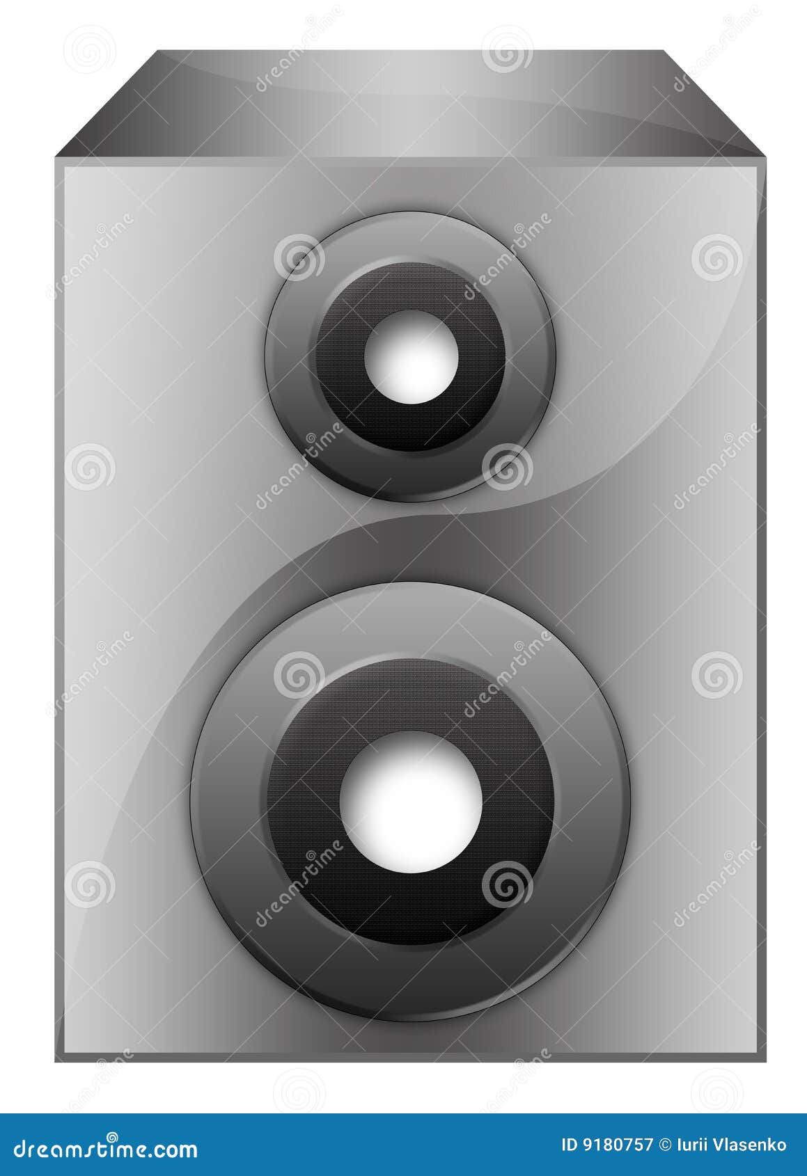 Speaker box stock illustration. Illustration of cover - 9180757
