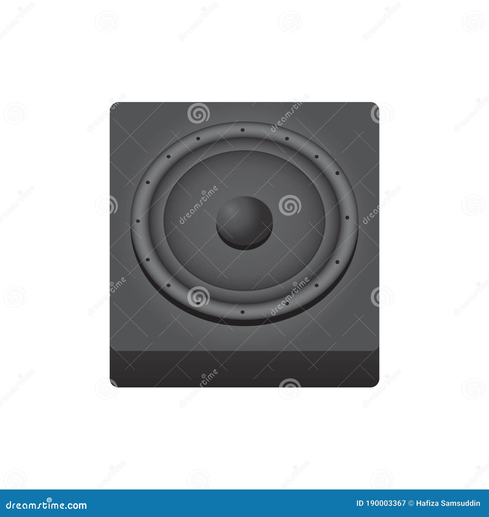 Speaker Box. Vector Illustration Decorative Design Stock Vector ...