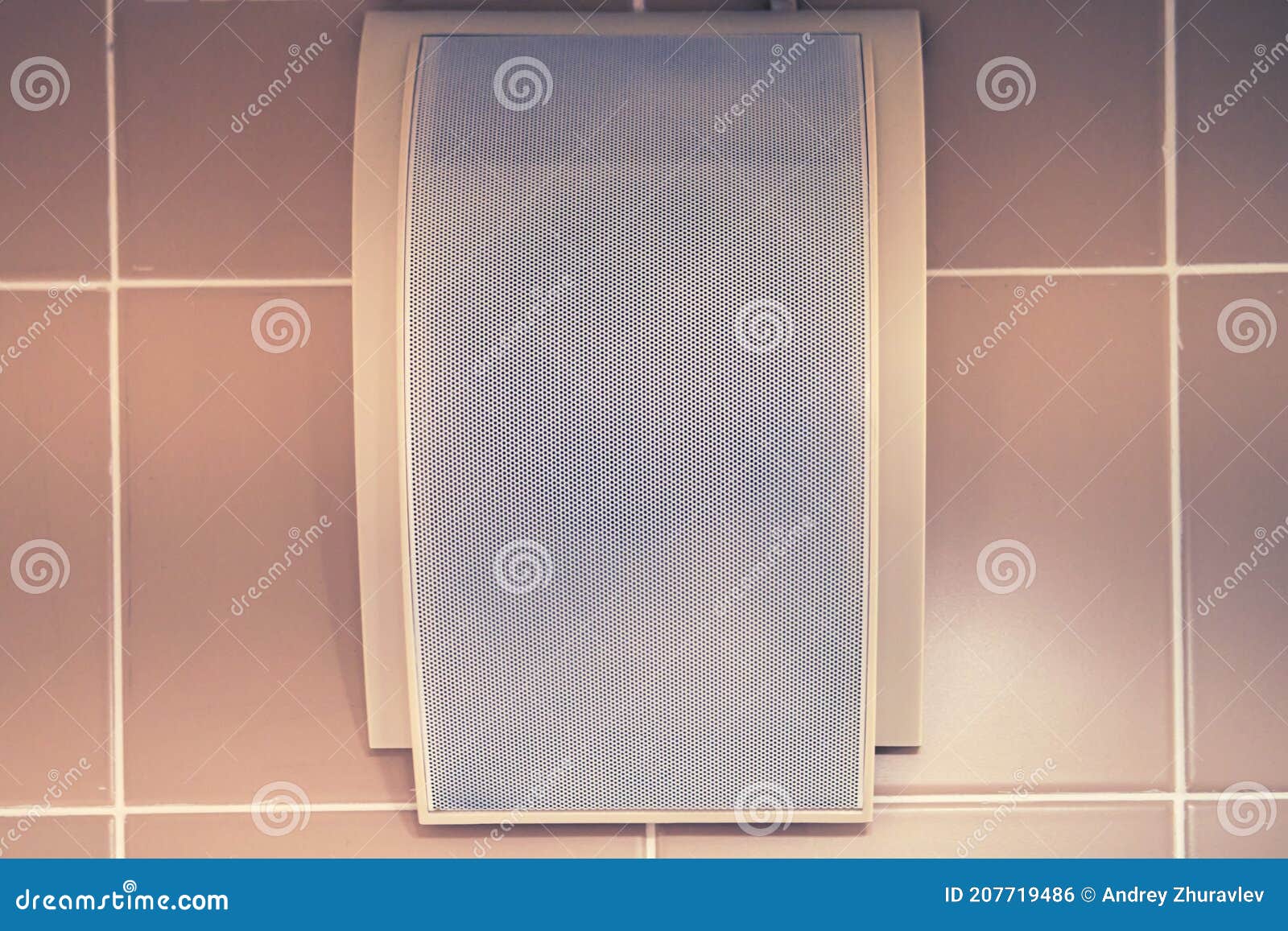 Speaker of the Building Emergency Warning System Stock Photo - Image of ...