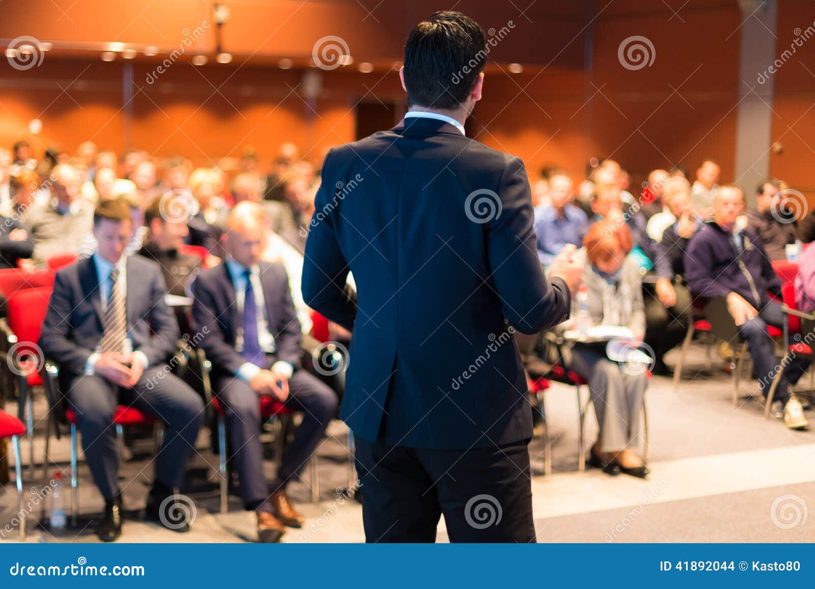 Speaker at Business Conference and Presentation. Editorial Stock Image ...