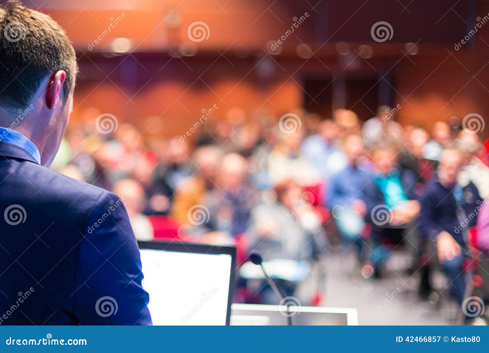 Speaker at Business Conference and Presentation. Stock Image - Image of ...