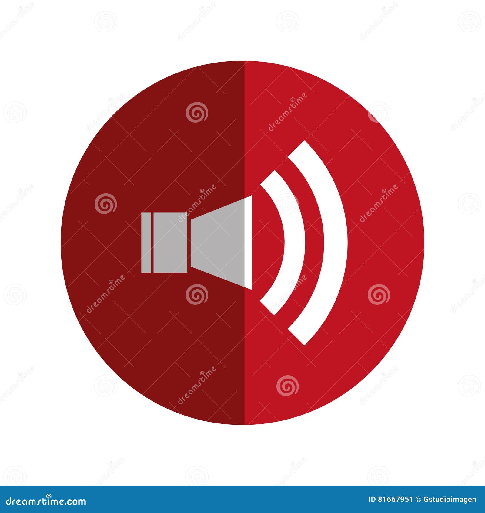 Speaker Classic Symbol Isolated Icon Stock Vector - Illustration of ...