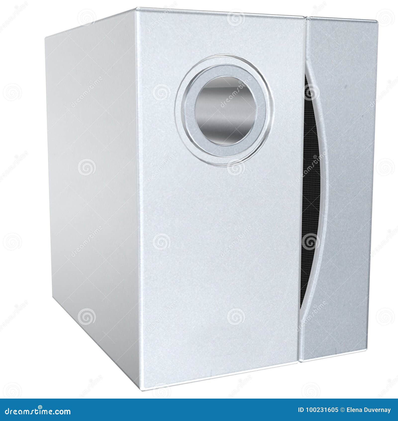 Speaker - 3D render stock illustration. Illustration of graphic - 100231605