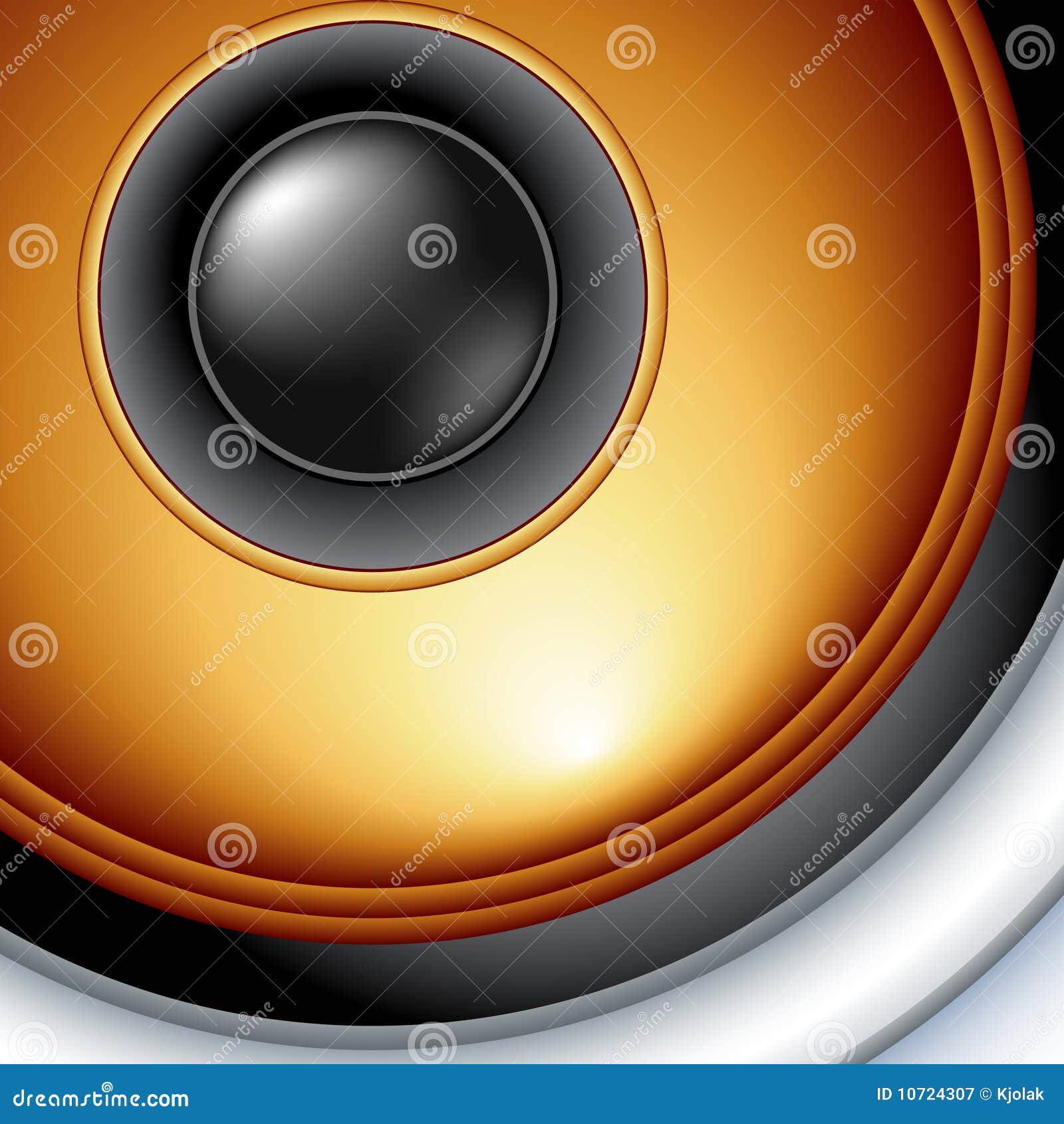 Speaker detailed icon stock vector. Illustration of audio - 10724307