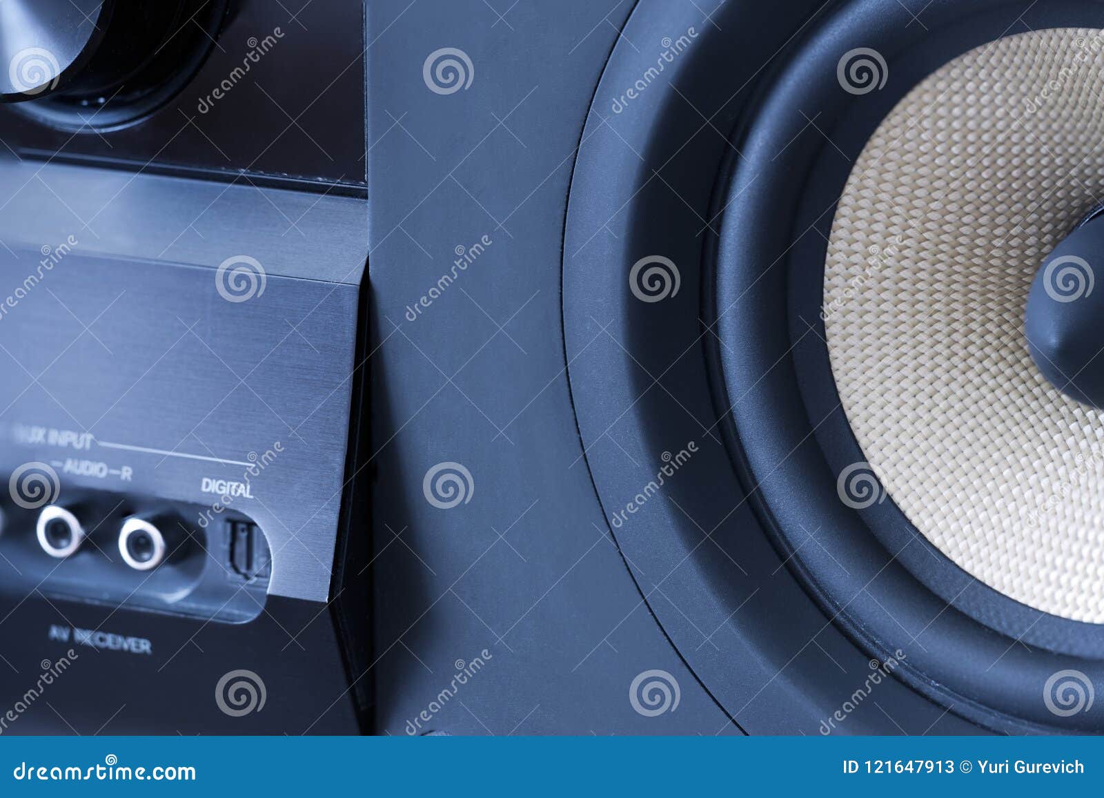 Speaker Diffusers Concept Loud Music Stock Image - Image of acoustic ...