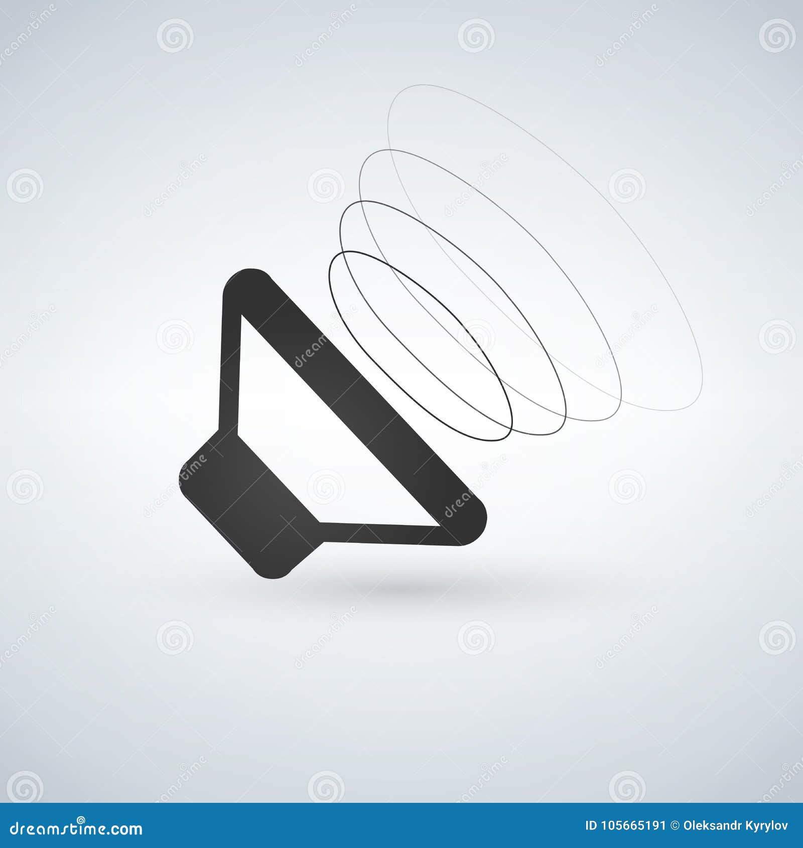 Set Of Speaker Driver Icons. Car Audio. Silhouette Vector ...