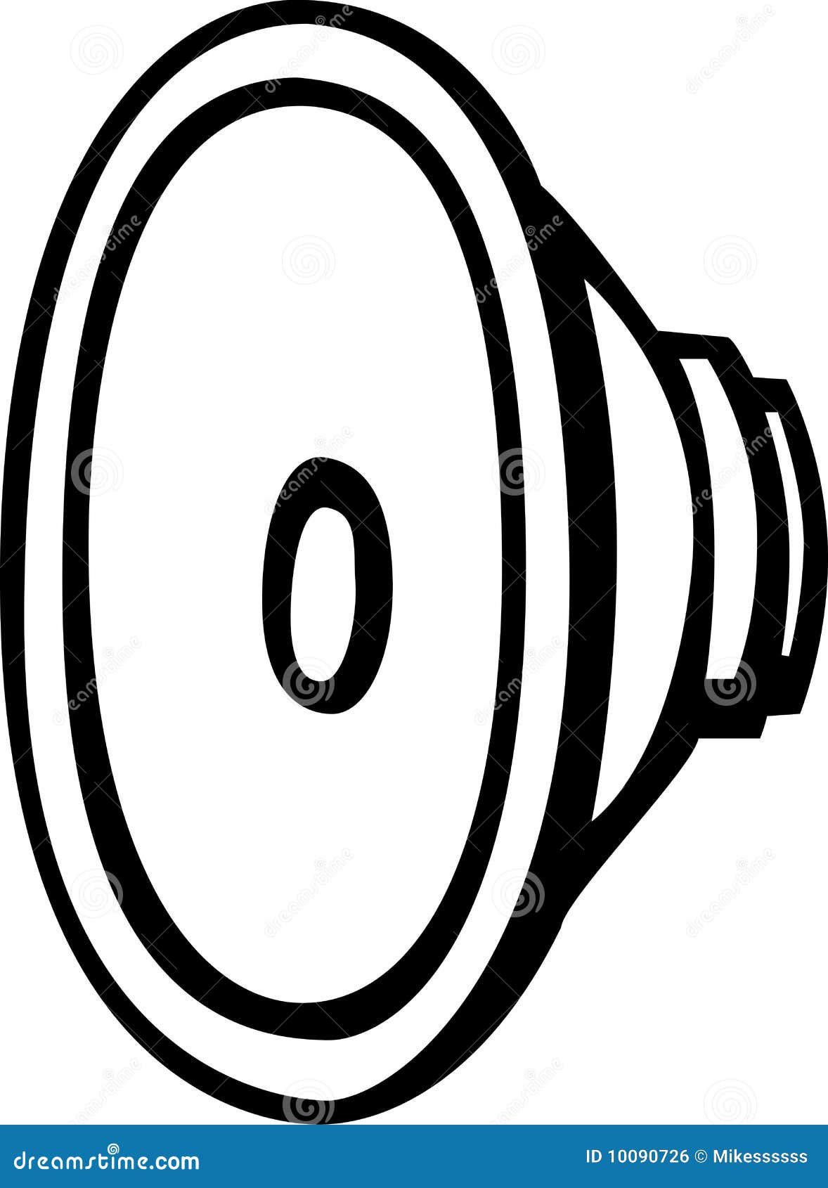 Set Of Speaker Driver Icons. Car Audio. Silhouette Vector ...