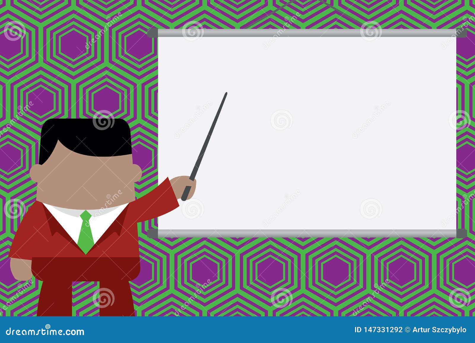 Speaker Giving Professional Training. Executive Man Standing in Front ...