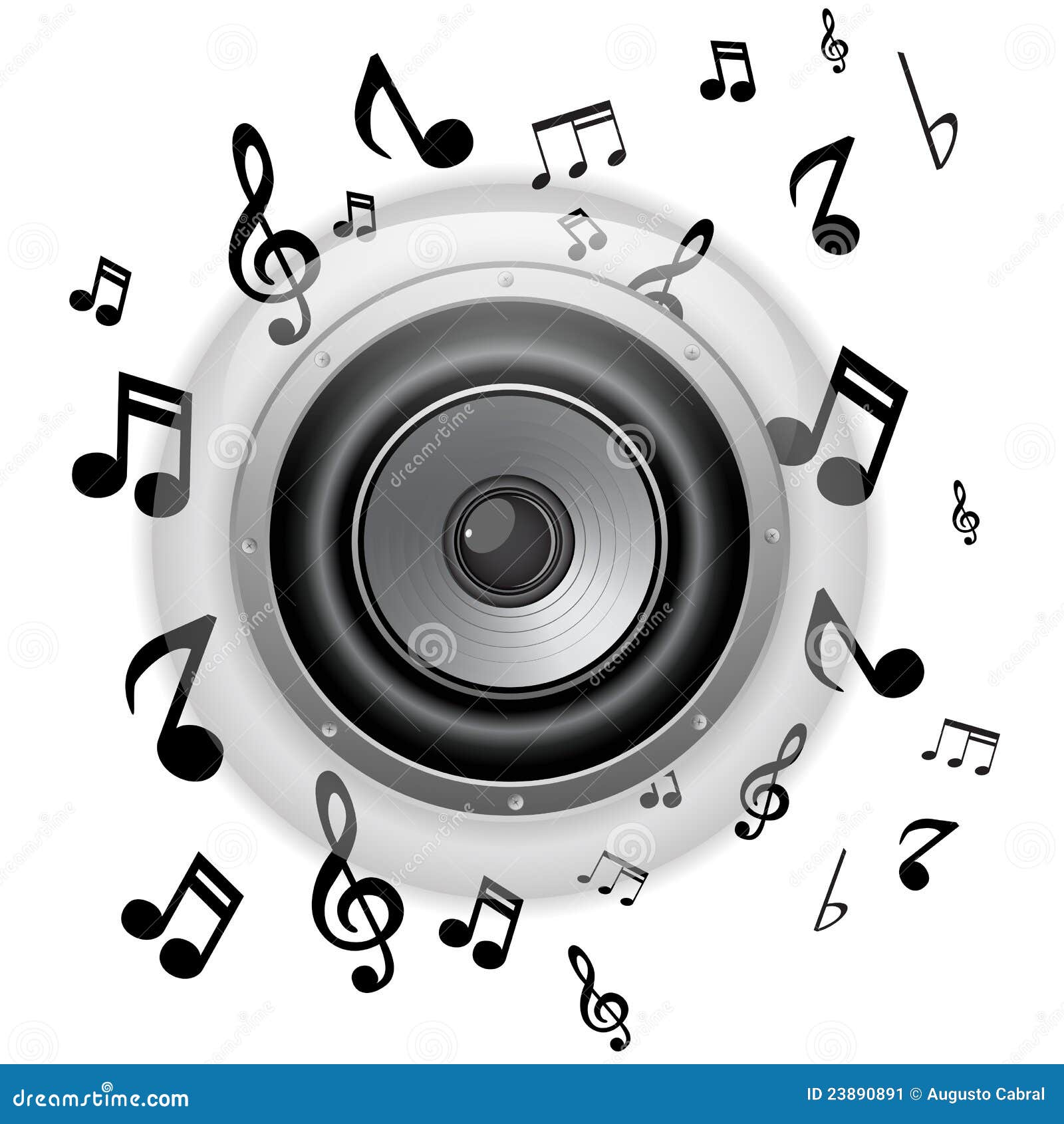 Speaker Glass Button Music Notes Stock Illustrations – 7 Speaker Glass ...