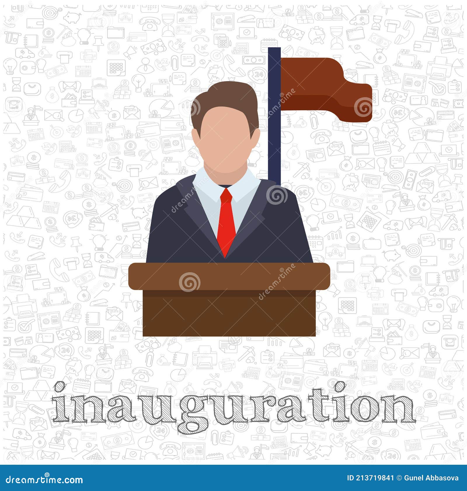 Inauguration Isolated Icon. Simple Element Illustration From General-1 ...
