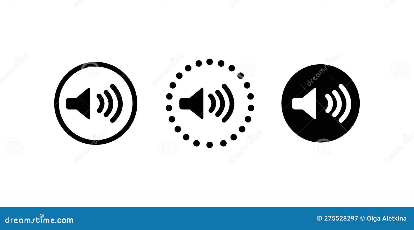 Speaker Icon Set. Volume Icon Vector. Vector on White Background ... Speaker Icon Set. Volume Icon Vector. Vector on White Background ...
