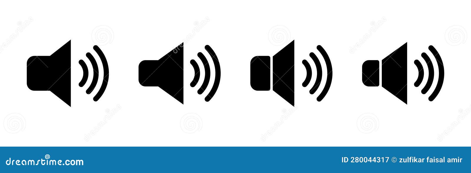 Speaker Icon . Volume Icon Vector. Loudspeaker Icon Vector. Sound ...