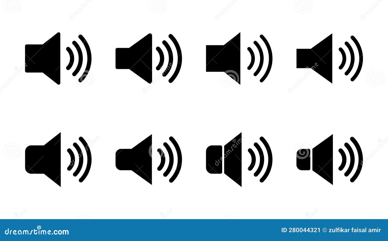 Speaker Icon . Volume Icon Vector. Loudspeaker Icon Vector. Sound ...