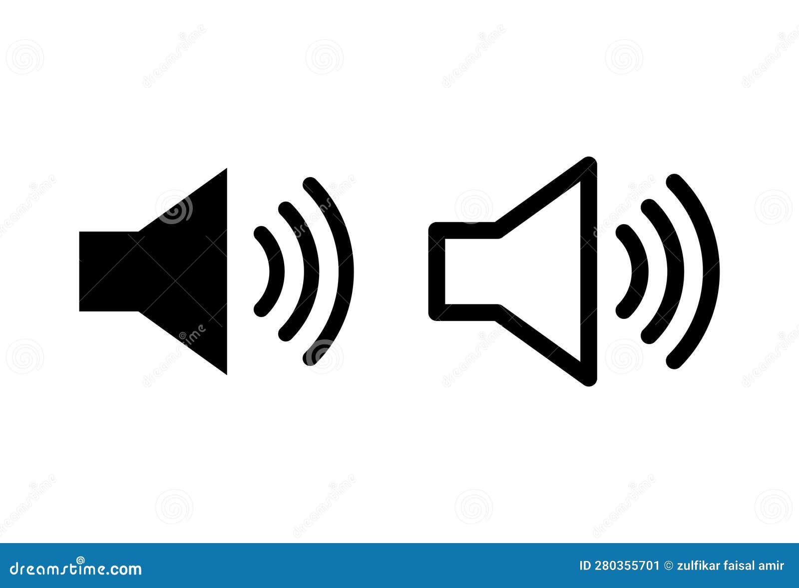 Speaker Icon . Volume Icon Vector. Loudspeaker Icon Vector. Sound ...