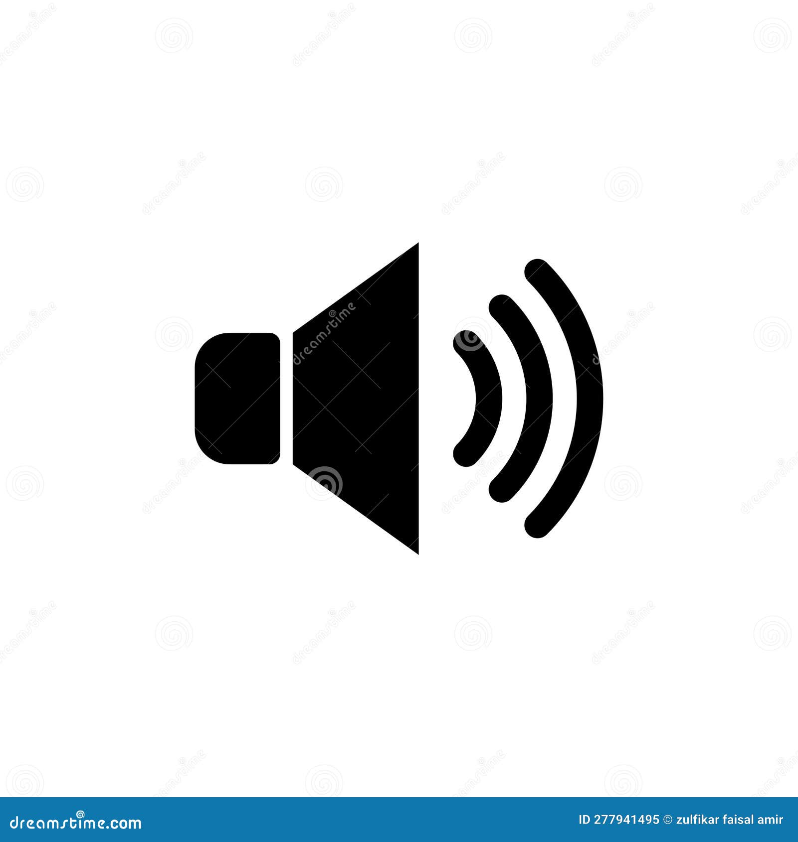 Speaker Icon . Volume Icon Vector. Loudspeaker Icon Vector. Sound ...