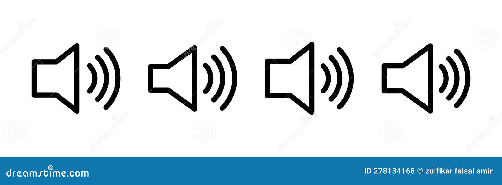 Speaker Icon . Volume Icon Vector. Loudspeaker Icon Vector. Sound ...