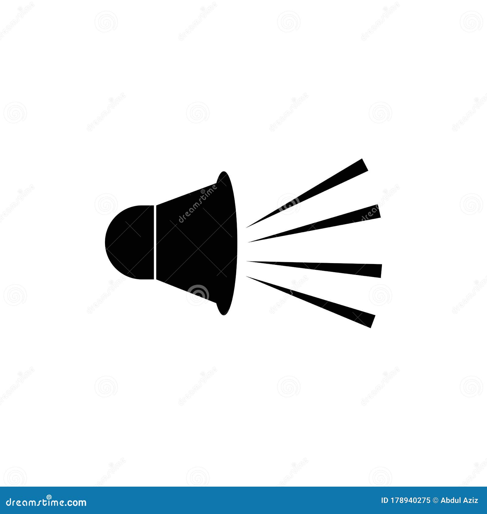 Speaker Illustration Logo Vector Stock Vector - Illustration of ...