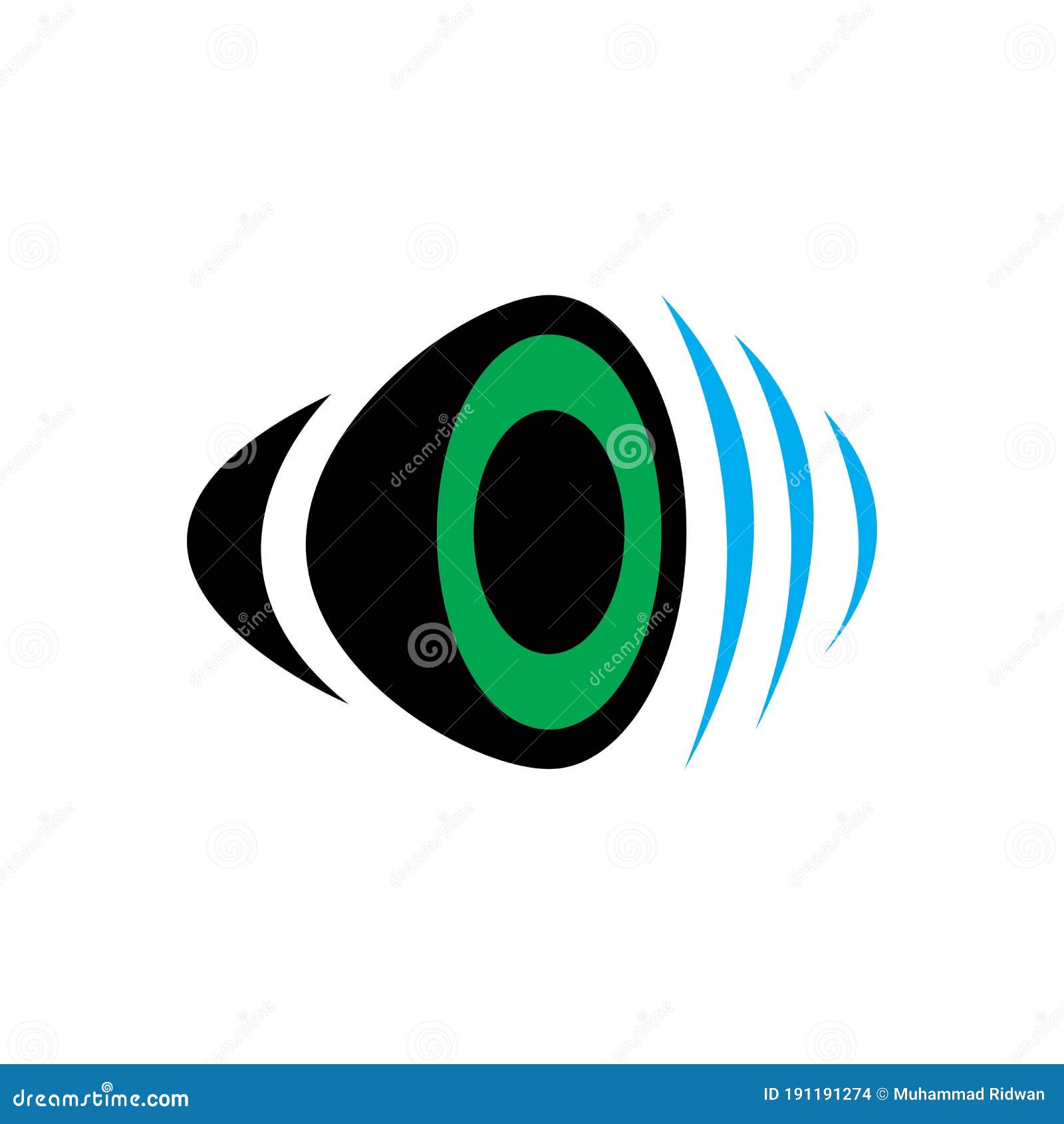 Speaker logo stock vector. Illustration of conversation - 191191274