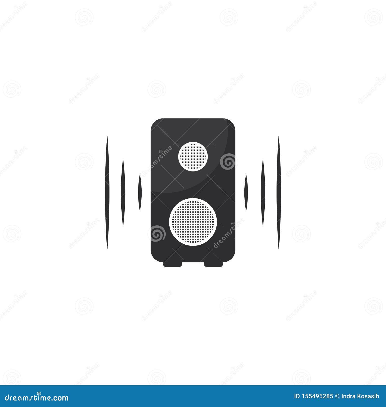 Speaker Logo Template Vector Icon Illustration Stock Vector ...