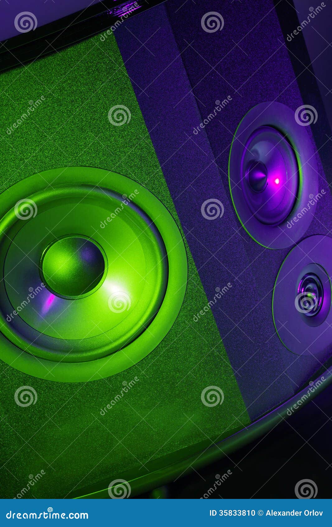 Speaker / Loudspeaker stock photo. Image of handed, speakercone - 35833810