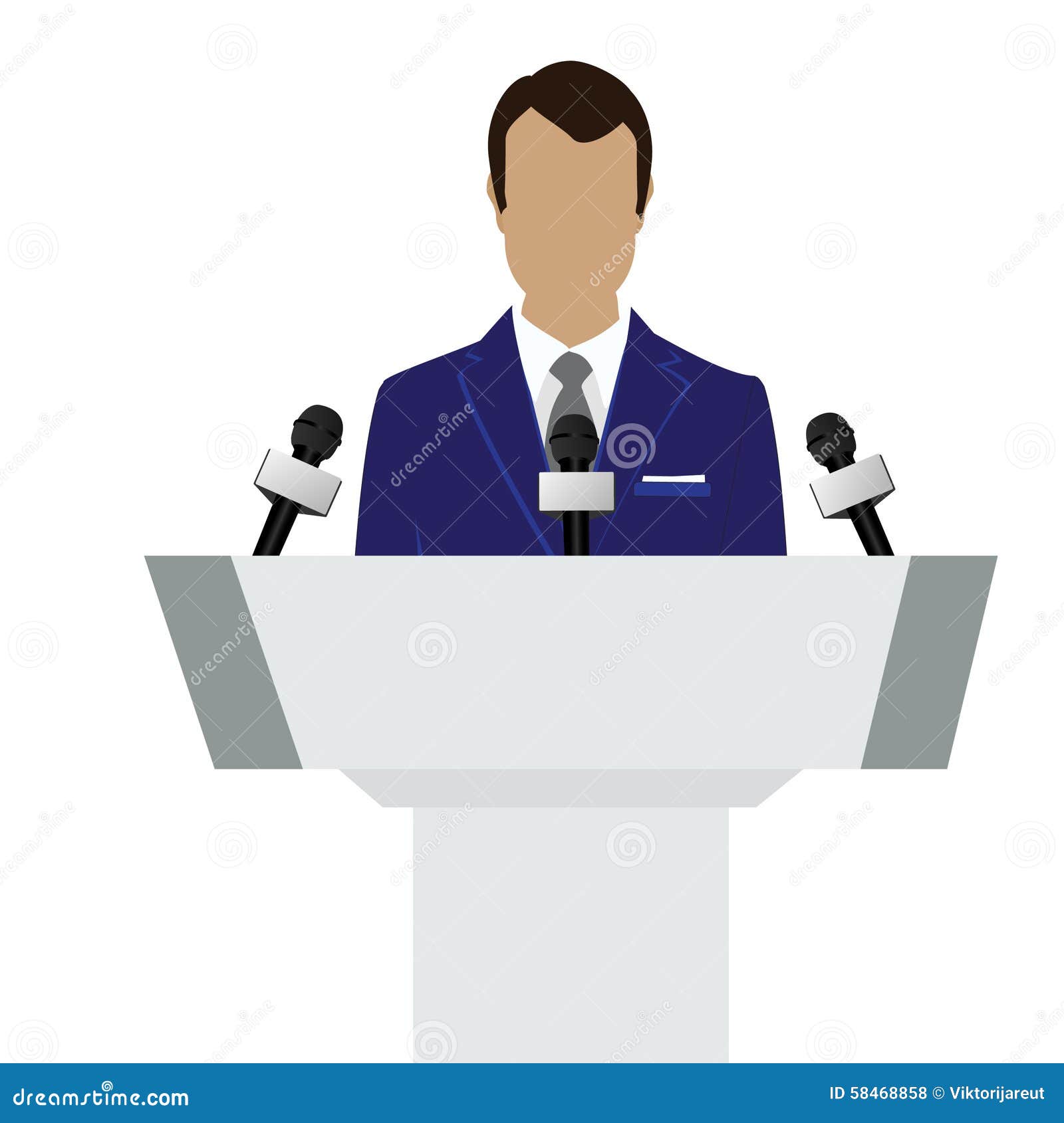 Speaker Person Stock Illustration Illustration Of Meeting 58468858