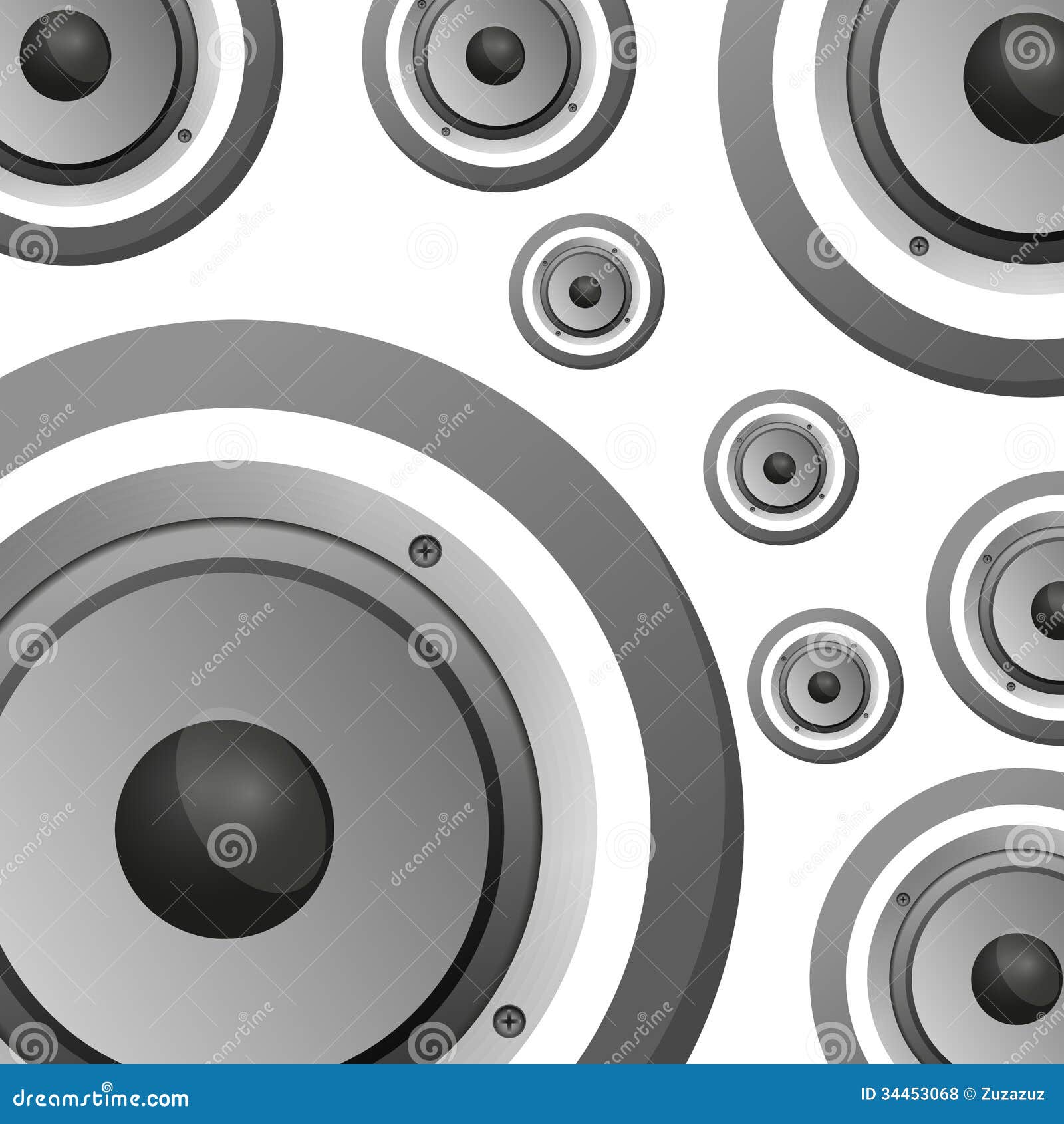 Speaker poster design stock vector. Illustration of note - 34453068