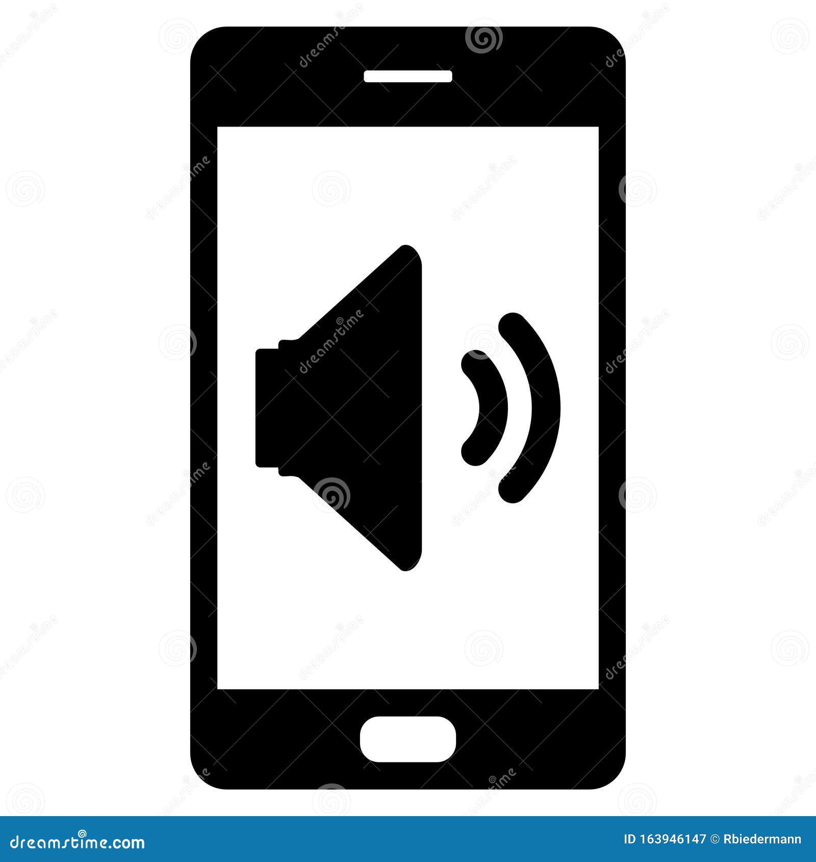 Speaker and Smartphone As Vector Illustration Stock Vector ...