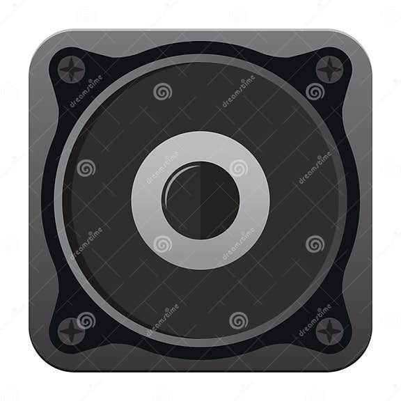 Speaker Sound Box. Vector Illustration Decorative Design Stock Vector ...