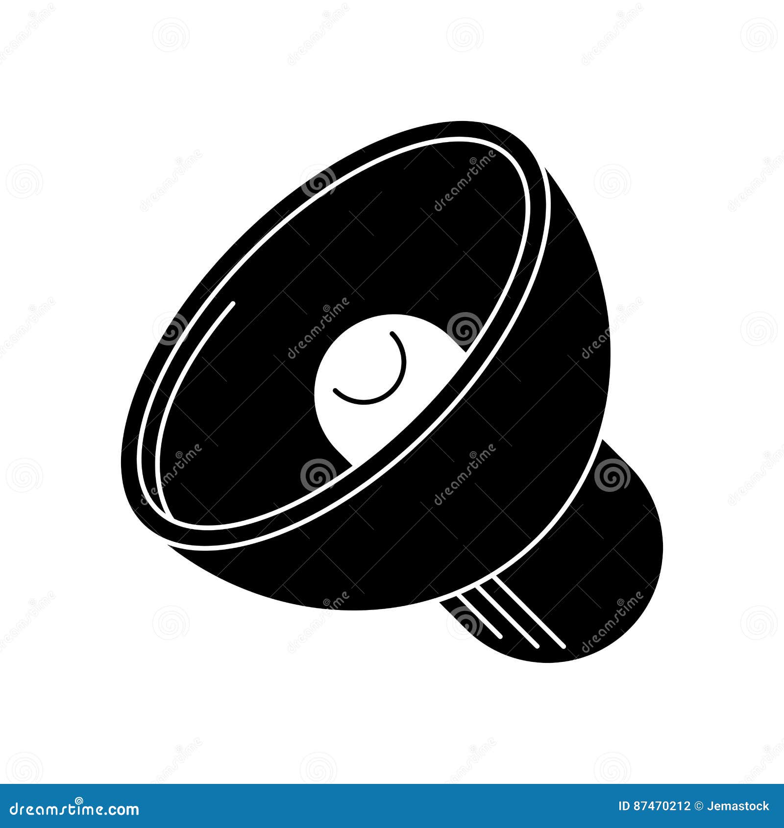 Speaker Sound Volume Pictogram Stock Vector - Illustration of graphic ...