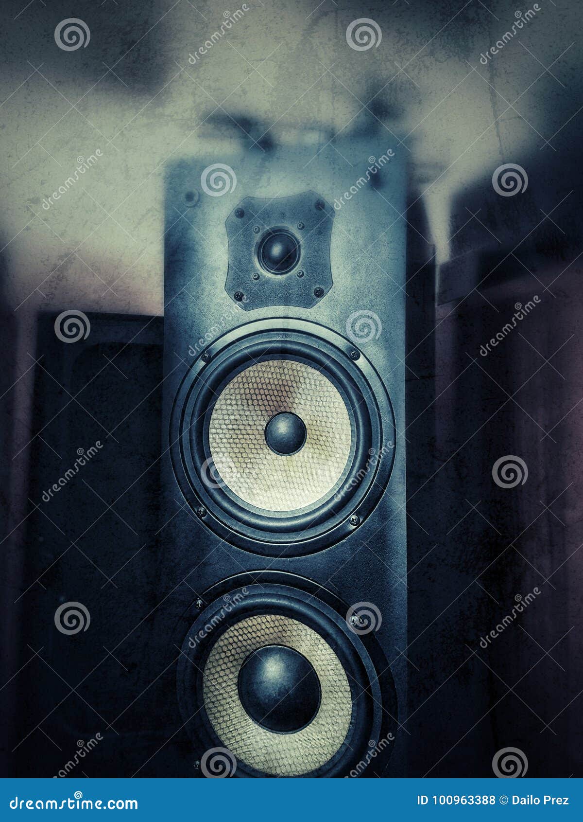 Speaker stock photo. Image of music, effect, speaker - 100963388