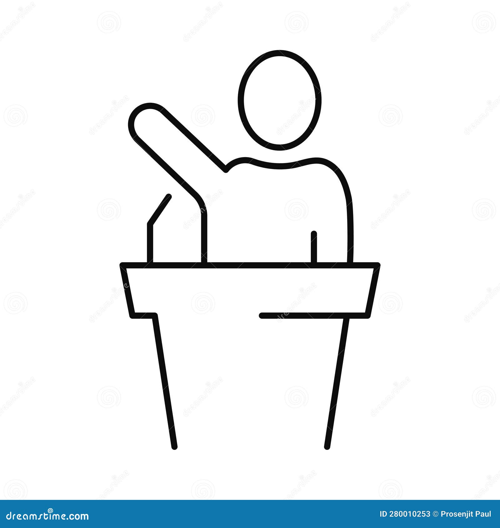 Speaker, Speech, Man, Leader, Speaker Icon Stock Vector - Illustration ...