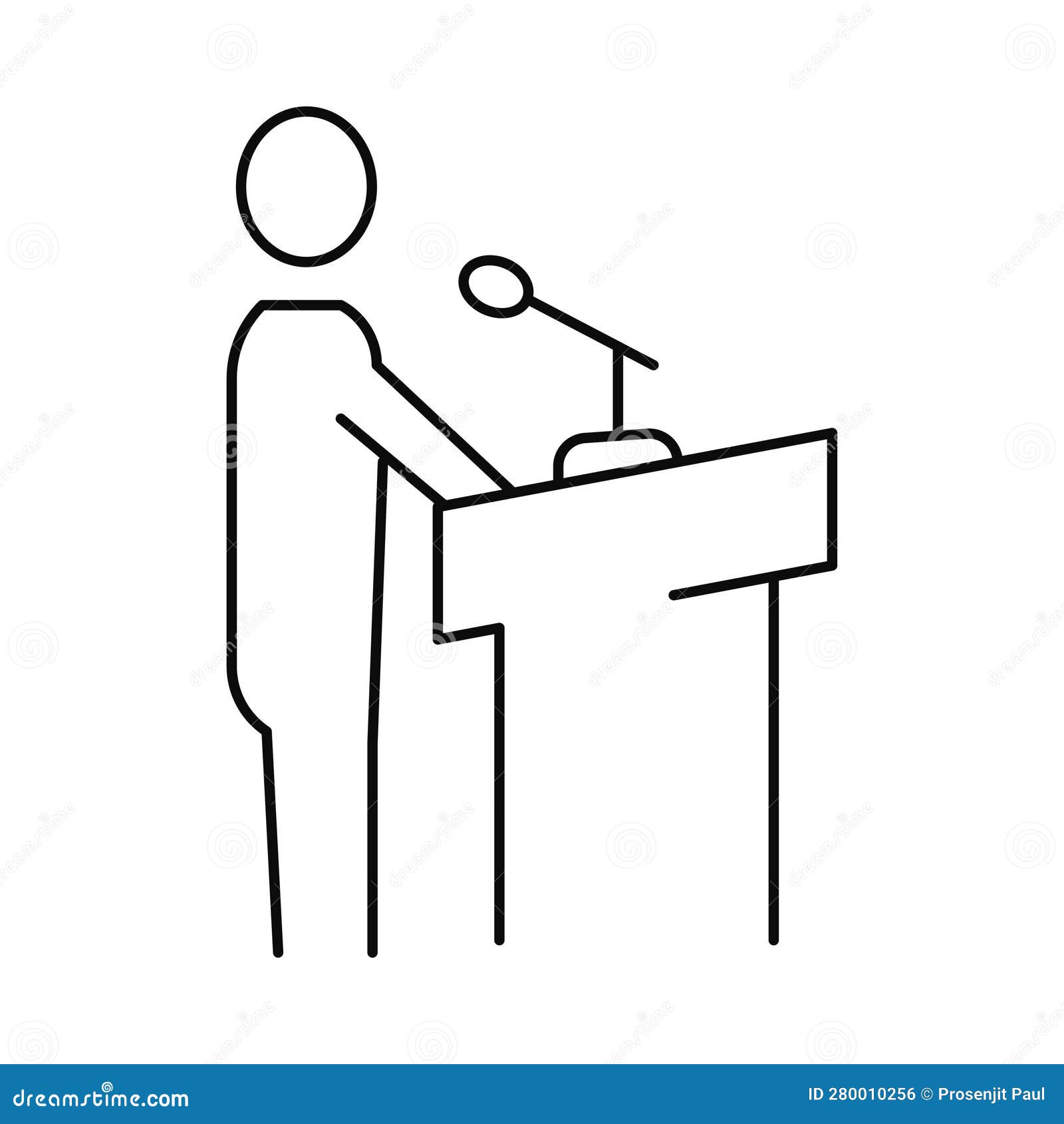 Speaker, Speech, Man, Leader, Speaker Icon Stock Vector - Illustration ...