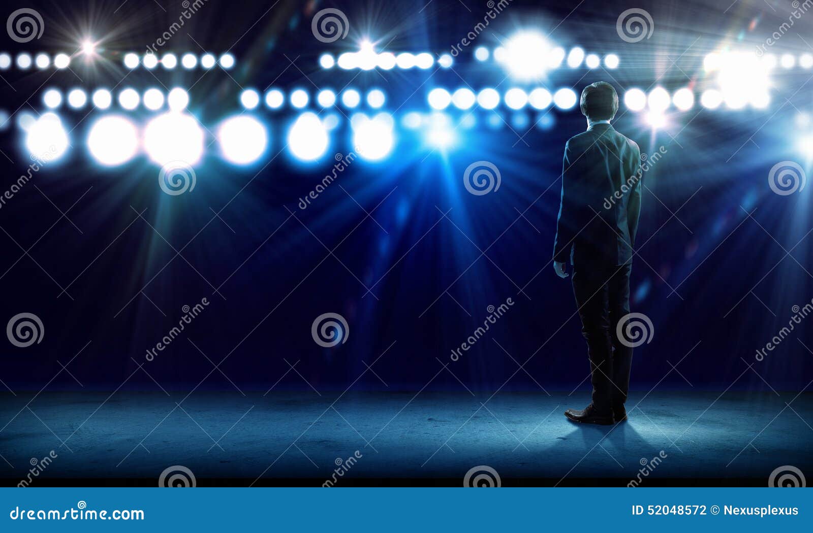 Speaker on stage stock photo. Image of business, profession - 52048572