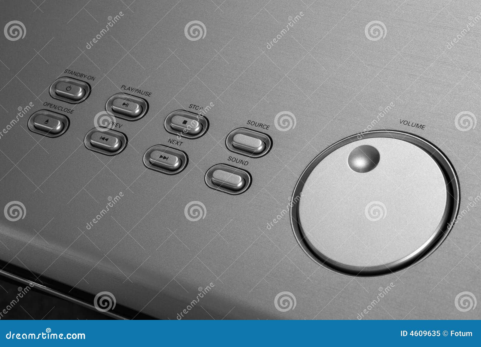 Speaker volume control stock image. Image of standby, control - 4609635