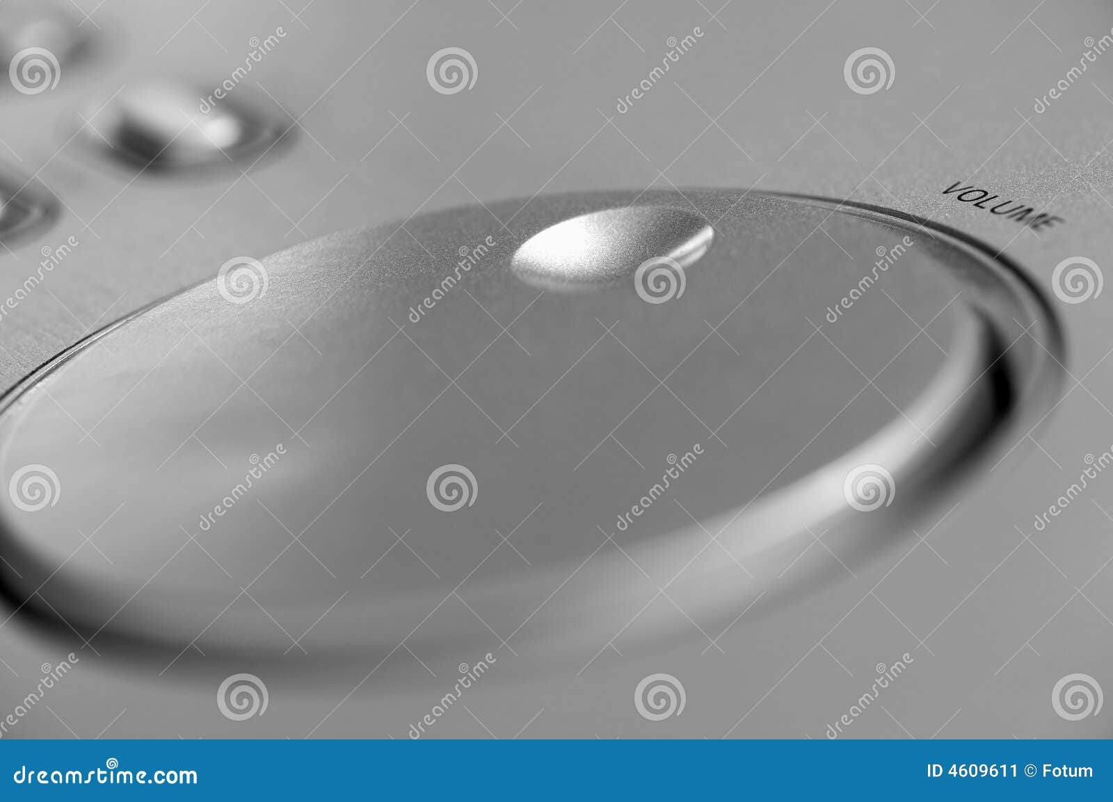 Speaker Volume Control with Buttons Stock Image - Image of knob ...
