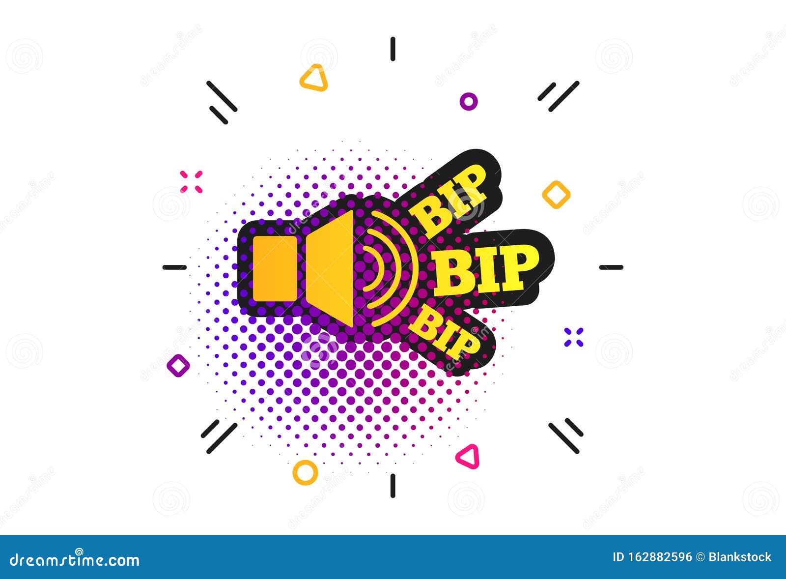 Speaker Volume Icon. Sound with BIP Symbol. Vector Stock Vector ...