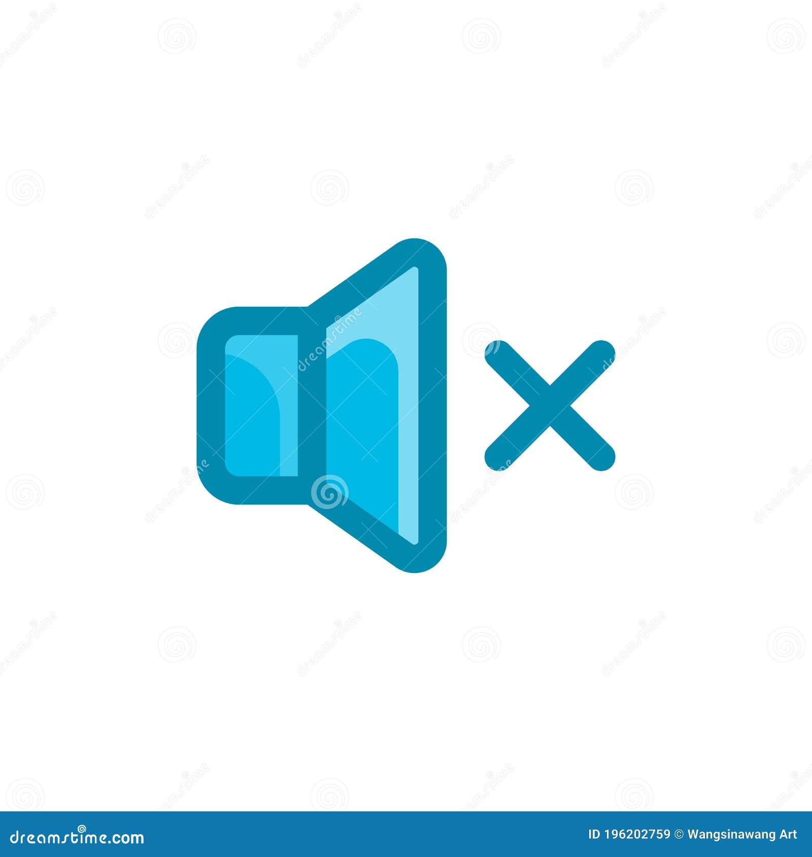 Volume Mute Outline Icon Symbols. Adjustment Button Linear Pictogram ...