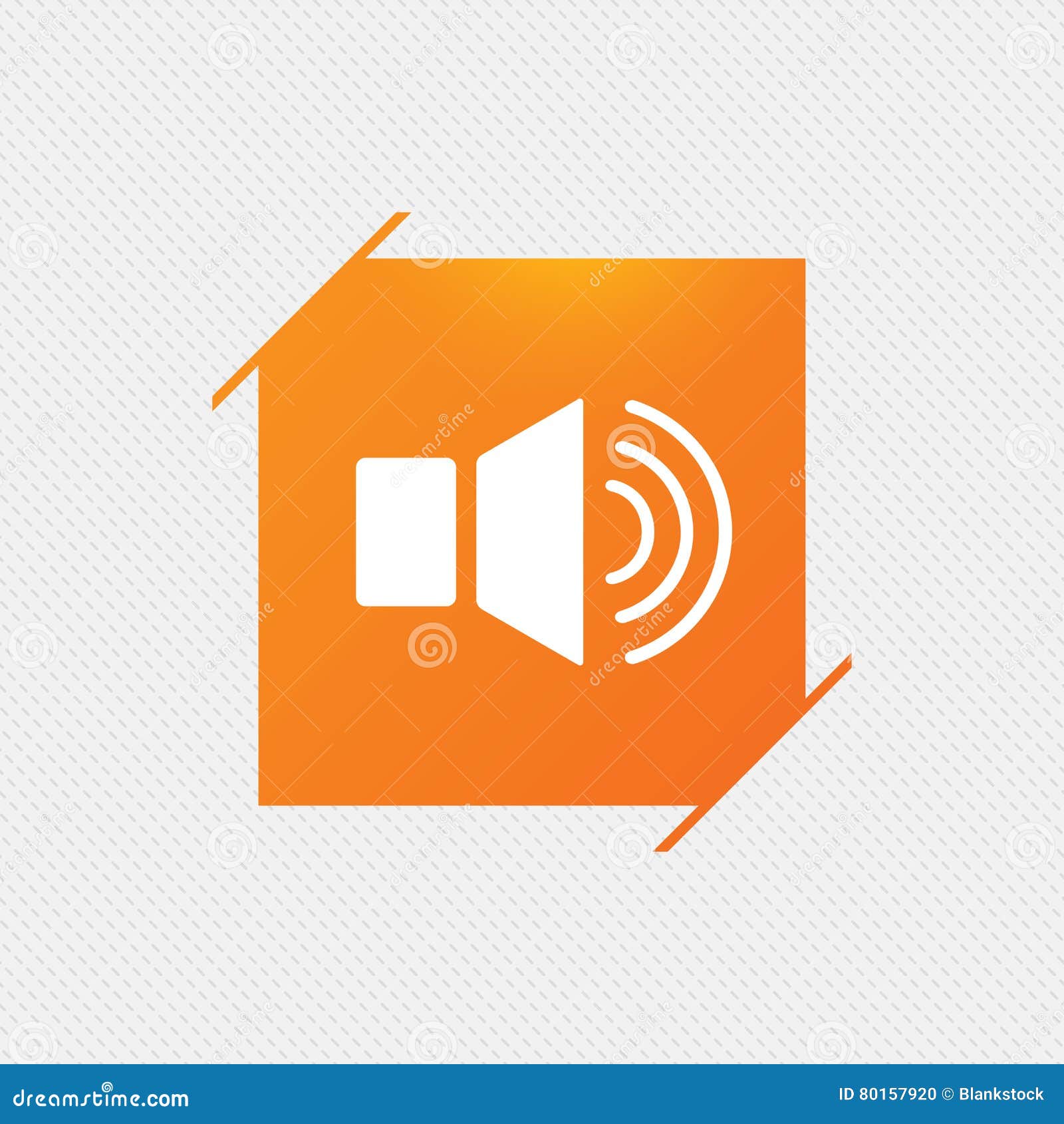 Speaker Volume Sign Icon. Sound Symbol Stock Illustration ...