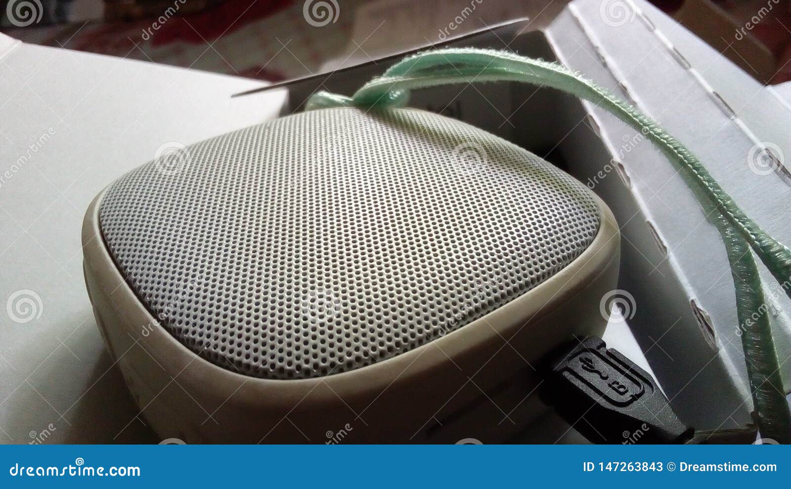 Speaker stock image. Image of white, loud, square, speaker - 147263843
